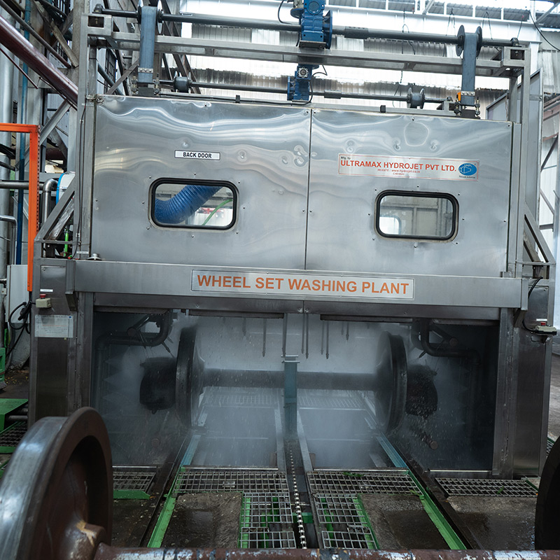 Rail Wheelset Washing Plant | Ultramax Hydrojet Pvt Ltd - Manufacturer ...